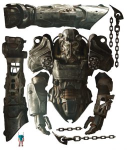 Fallout 4 T60 Power Armor Wall Wrap - FanWraps