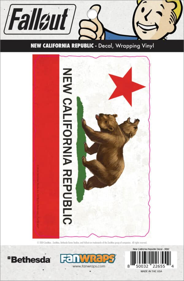 Fallout New California Republic Decal - FanWraps